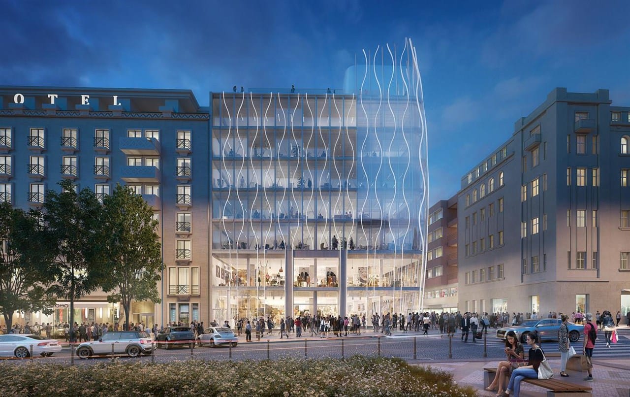 Nový rohový dům na Václavském nám. ponese název The Flow Building - ARTN